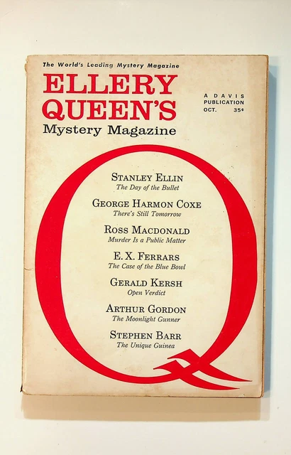 ELLERY QUEEN'S MYSTERY Magazine Vol. 34 #4B VG 1959 Low Grade £7.43 ...