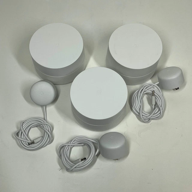 GOOGLE WIFI MESH 3 Pack Wireless Access Point GJ2CQ $39.99 - PicClick