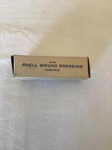 TRES RARE US WW2 SHELL WOUND DRESSING Handy Pad ORIGINAL - MEDICAL ...