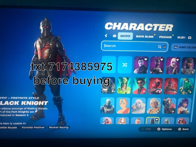 200+ SKIN FN stacked og xbox n ps5 x pc DESCRIPTION BEFORE BUYING) $25. ...