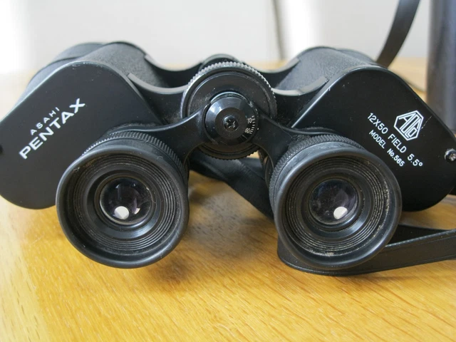 BINOCULARES ASAHI PENTAX 12x50 FIELD 5,5 + ESTUCHE - MODELO 565 ...