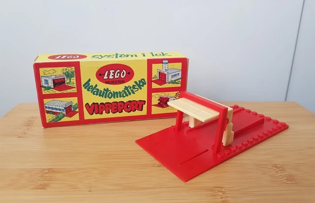 RARO GARAGE VINTAGE LEGO Mursten System i Lek 1235. 1955 Svezia-RARA ...