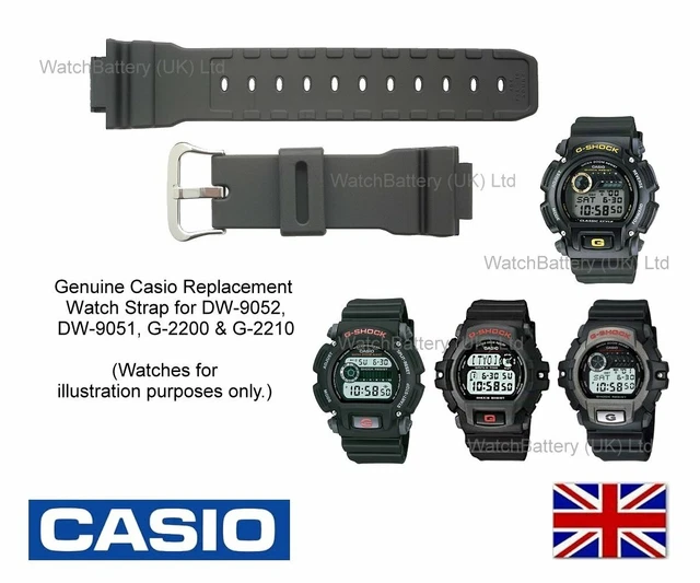 GENUINE CASIO WATCH Strap Band DW-9052 DW-9000C DW-9051 DW-004C G-2200 ...