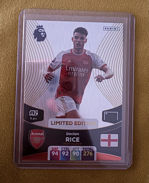 PANINI ADRENALYN XL Premier League 2024 Declan Rice Limited Edition £3. ...