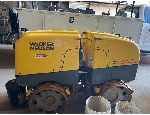 WACKER NEUSON RTSC3 Remote Controlled Trench Compactor Roller $17,500. ...