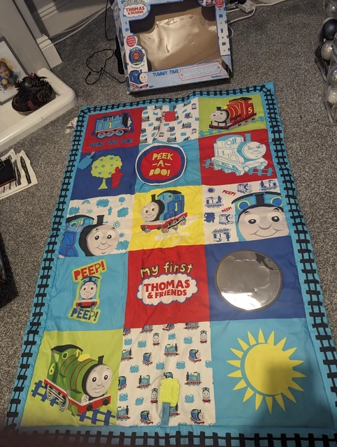THOMAS THE TANK Engine & Friends Tummy Time Large Baby Activity Mat 100 ...