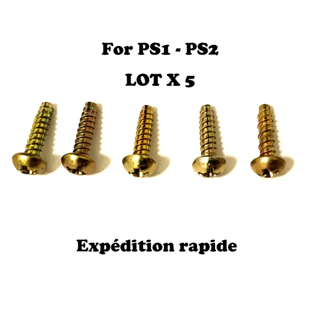 LOT VISSERIE 5 Vis Pour Ps1 ou Ps2 Pièce Détaché Console PlayStation ...