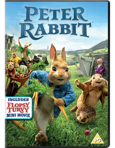 PETER RABBIT (DVD) Domhnall Gleeson Rose Byrne Sam Neill EUR 142,60 ...