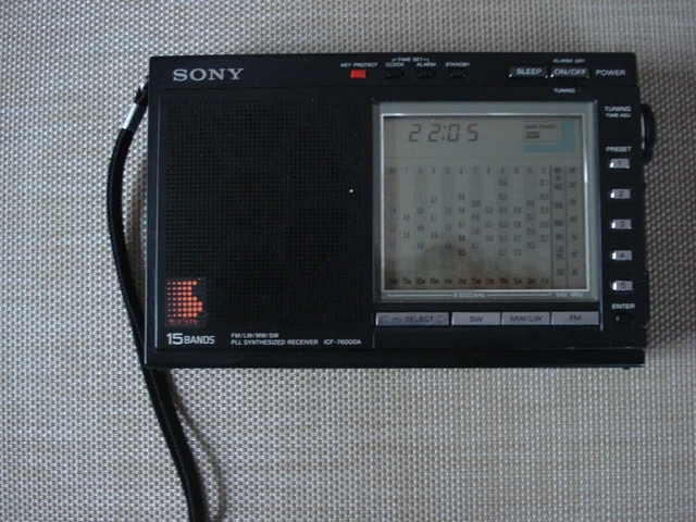 SONY ICF-7600DA 15 Band Full Synthesized Weltempfänger Radio ...
