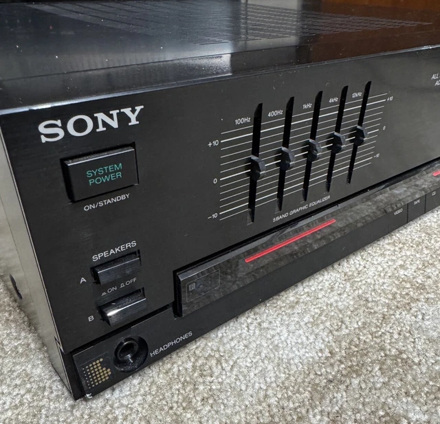 SONY INTEGRATED STEREO Amplifier TA-AX380 Japan Made 200W TESTED!! $199 ...