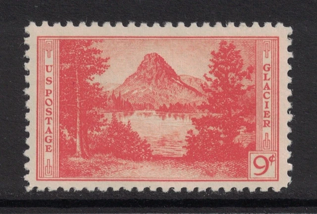 SCOTT 748- MH- 9c Glacier: National Parks Issue- 1934- unused mint ...