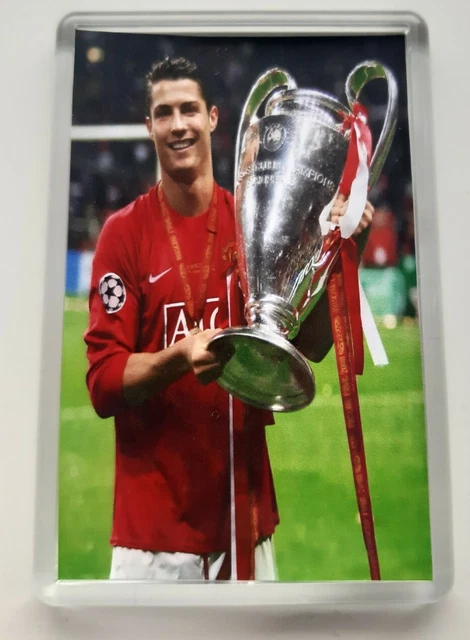 MANCHESTER UNITED MAN Utd Cristiano Ronaldo Football Fridge Magnet 45mm ...