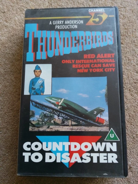 THUNDERBIRDS COUNTDOWN TO Disaster VHS Video Retro Channel 5 1986 £2.75 ...
