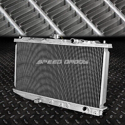 2-ROW ALUMINUM RACING Radiator for 88-91 Honda CRX/Civic MT 1.5 EC ED ...