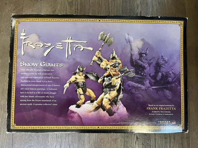 FRANCK FRAZETTA SNOW Giants Conan Statue No Sideshow EUR 220,00 ...