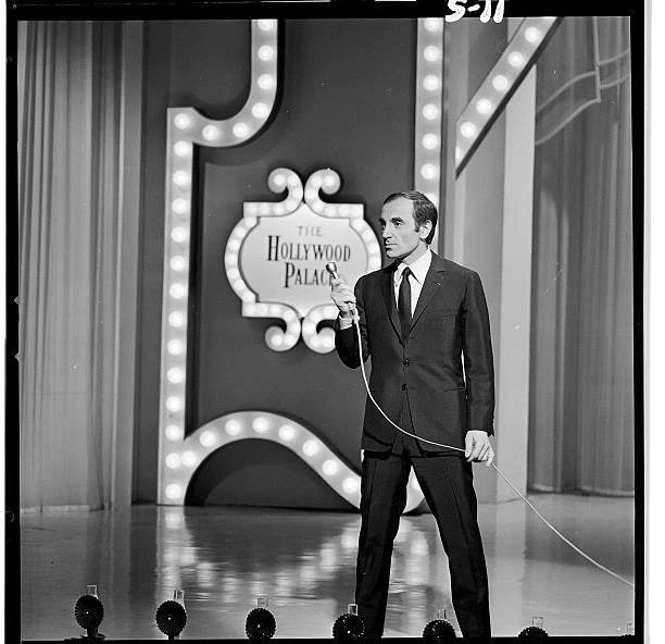 CHARLES AZNAVOUR PERFORMING on TV 1966 The Hollywood Palace Old Photo 9 ...