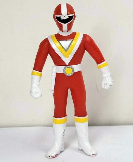 FIVEMAN FIVE RED Figure Super Sentai 2001 Chikyuu Red Toy Bandai Over 4 ...