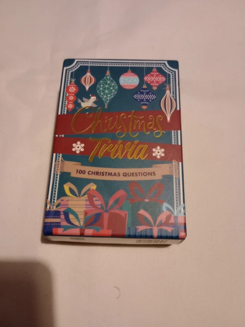 CHRISTMAS TRIVIA 100 Questions Quiz Party Game Gathering Group Teams ...