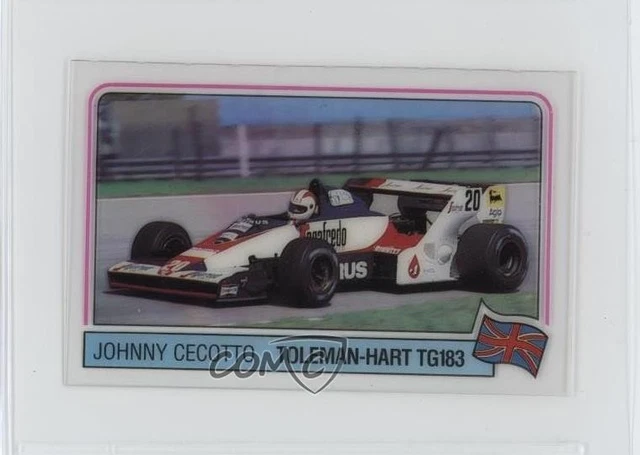 1984 PANINI F1 Grand Prix Album Stickers Scratch N' Play Johnny Cecotto ...