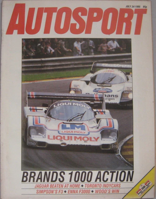 AUTOSPORT MAGAZINE 24 July 1986 featuring Renault GTA V6 Turbo road ...
