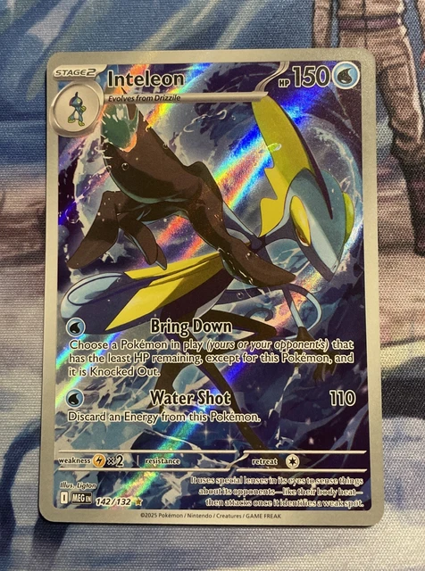 POKEMON TCG - Mega Evolution - Inteleon - Illustration Rare #142/132 ...
