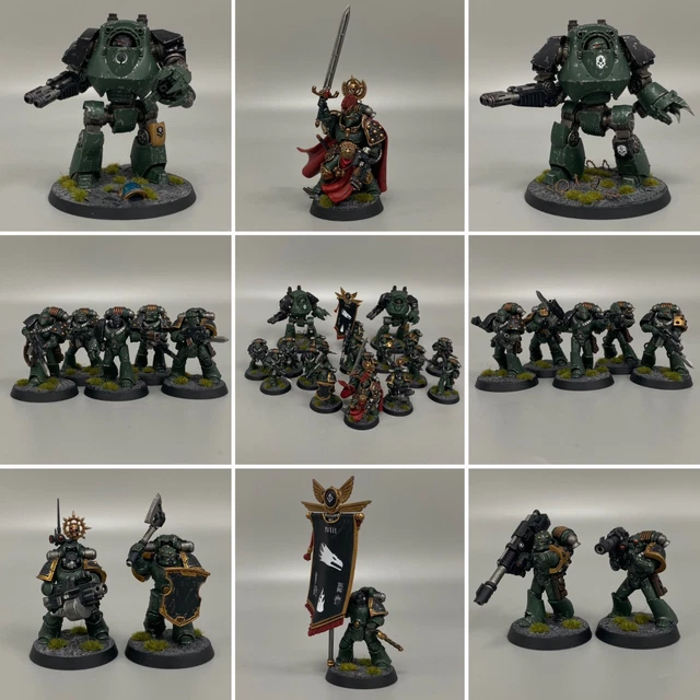 SALAMANDERS SPACE MARINES Force Warhammer 40K Astartes Horus Heresy 30K ...