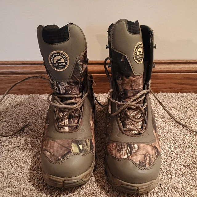 IRISH SETTER VAPRTREK Camo LS 800 Gram Hunting Hiking Mens Boots Size ...
