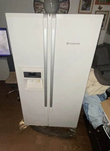 HOTPOINT FRIDGE FREEZER American style side by side £21.52 - PicClick UK