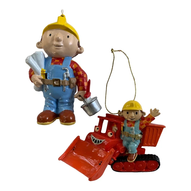 BOB THE BUILDER Nick JR Red Muck Bulldozer Truck Christmas Ornament ...
