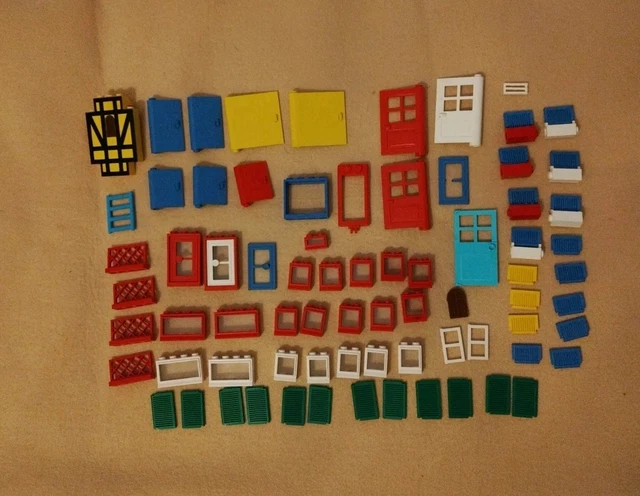 LEGO, VINTAGE & Modern Doors, Windows, Shutters, Fences, Wall Panel ...