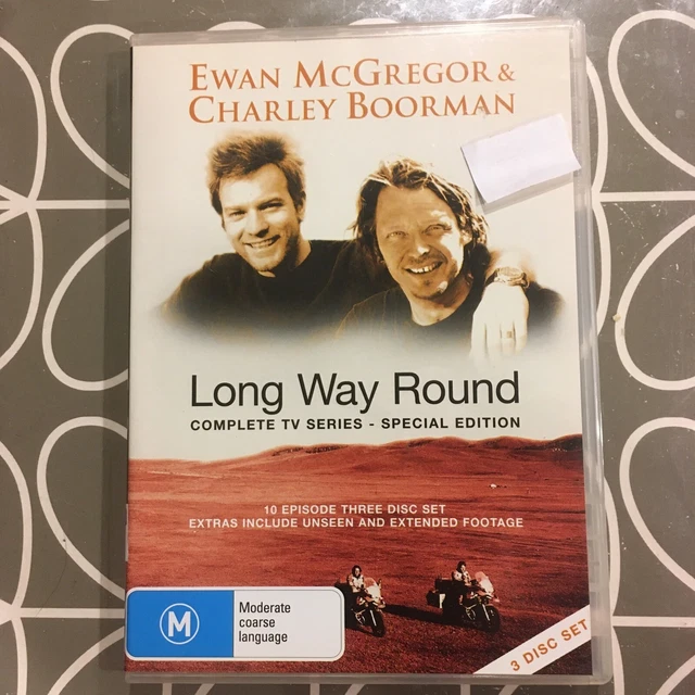 LONG WAY ROUND - Complete TV Series (DVD, 2004) PAL R4 VGC 3 Disc Ewan ...