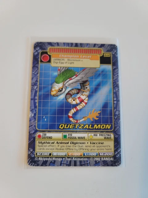 BANDAI DIGIMON TRADING Card Series 5 Quetzalmon Bo-242 LP $13.05 ...