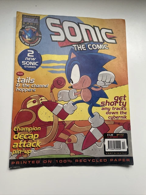SONIC THE HEDGEHOG - Sonic The Comic UK - Sega / Fleetway Issue No. 140 ...