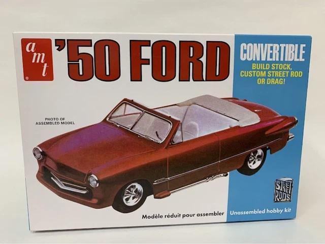 AMT 50 FORD 1/25*Rat Hot Rod Kustom Chop Top Impala Hirohata Mercury 49 ...