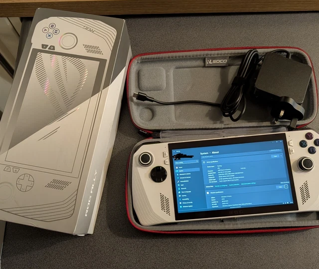 ASUS ROG ALLY Z1 Extreme Handheld Gaming Console Bundle - 512GB White £ ...