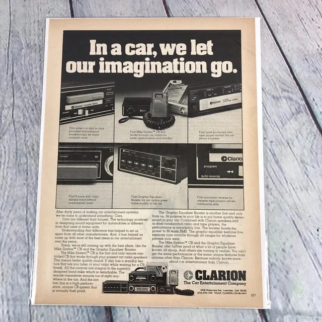 VINTAGE 1977 TEAC Cassette Deck Twins Genuine Magazine Advertisement ...