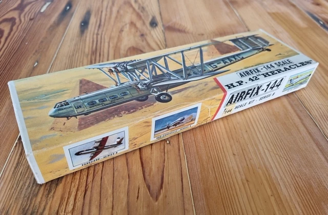 VINTAGE RARE AIRFIX H.P. 42 "Heracles" Series B 1:144 Model Kit SK502 c ...