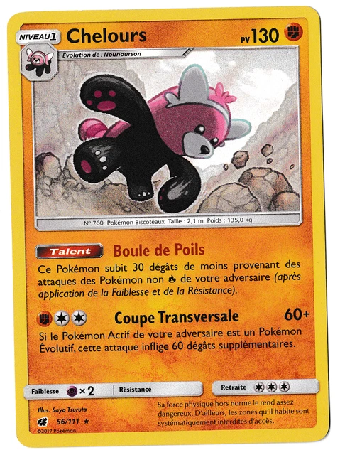 CARTE POKÉMON CHELOURS 56/111 Holo Invasion Carmin - FR 🔥 EUR 1,00 ...