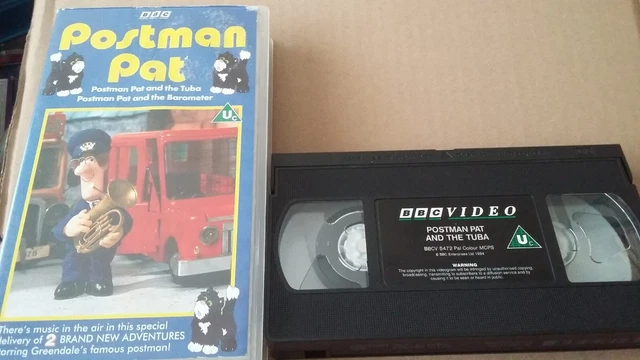 POSTMAN PAT AND The Tuba + The Barometer Rare 1994 Bbc Vhs - Kids £12. ...