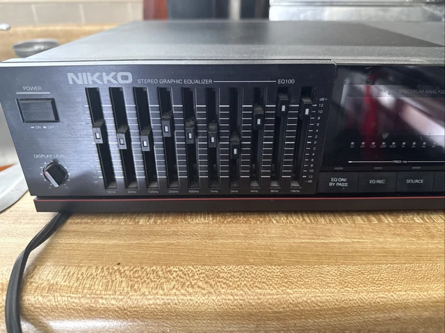 VINTAGE NIKKO GRAPHIC Equalizer 10 Band Model EQ100 $98.00 - PicClick CA
