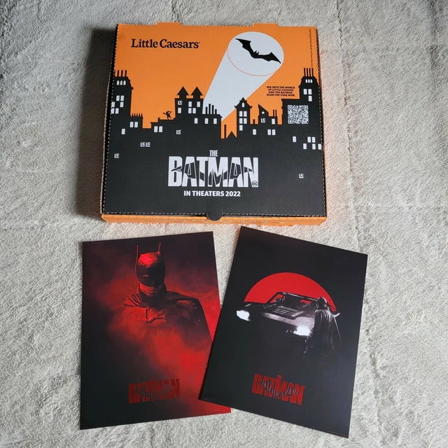 LITTLE CAESARS 2022 Exclusive The Batman Pizza box and Posters Limited ...