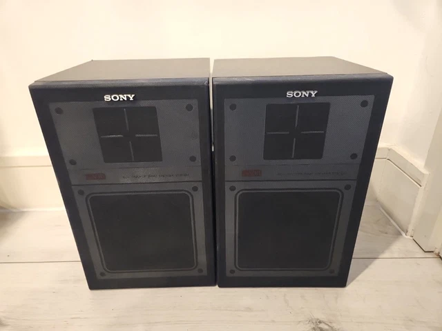 SONY SPEAKERS SYSTEM SS-V10E 40Watts Brown £39.99 - PicClick UK