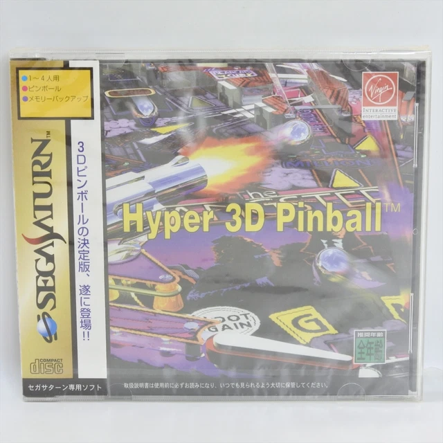 HYPER 3D PINBALL Pin Ball Brand NEW Sega Saturn 2173 ss £70.87 ...