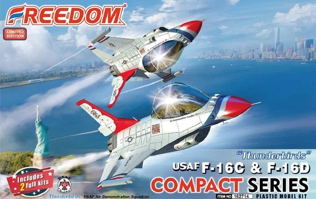 FREEDOM MODEL KIT Compact Series US Air Force F-16C & D Thunderbirds ...