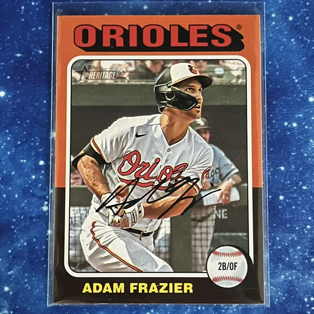 2024 TOPPS HERITAGE Adam Frazier SP numéro bas Orioles de Baltimore #71 ...