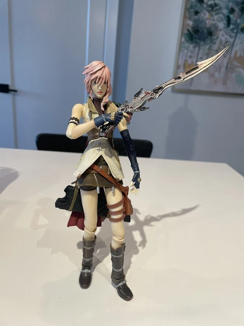FINAL FANTASY XIII 13 Play Arts Kai Action Figure LIGHTNING FFXIII Out ...