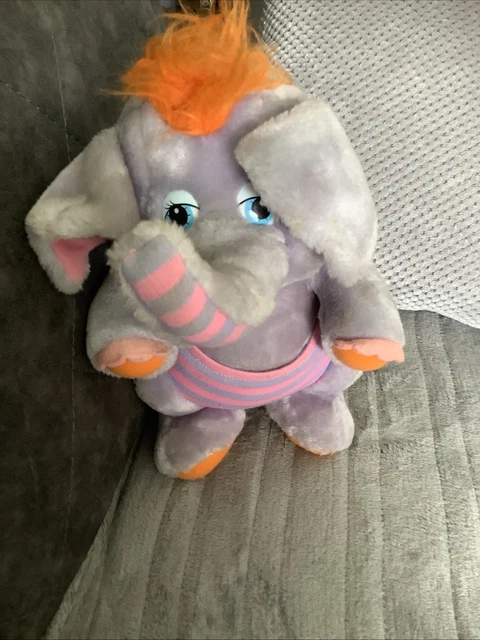 DISNEY ELEROO WUZZLE Plush 80's Soft Toy Retired 12 Inch Elephant £10. ...