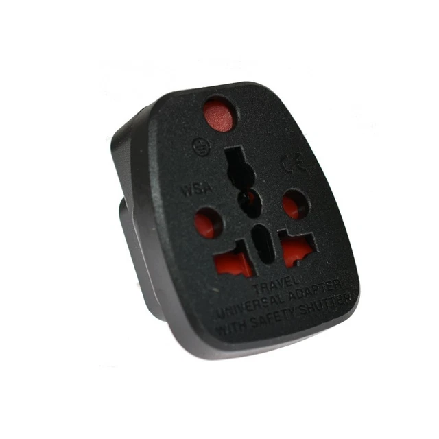 UNIVERSAL TRAVEL Power Plug Adapter Converter Outlet UK EU US CA to AU ...