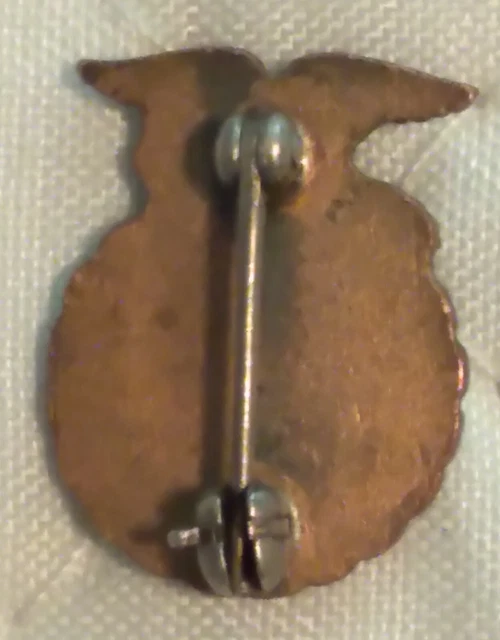 VINTAGE FFA FUTURE Farmers Of America Green Hand Degree Safety Clasp ...