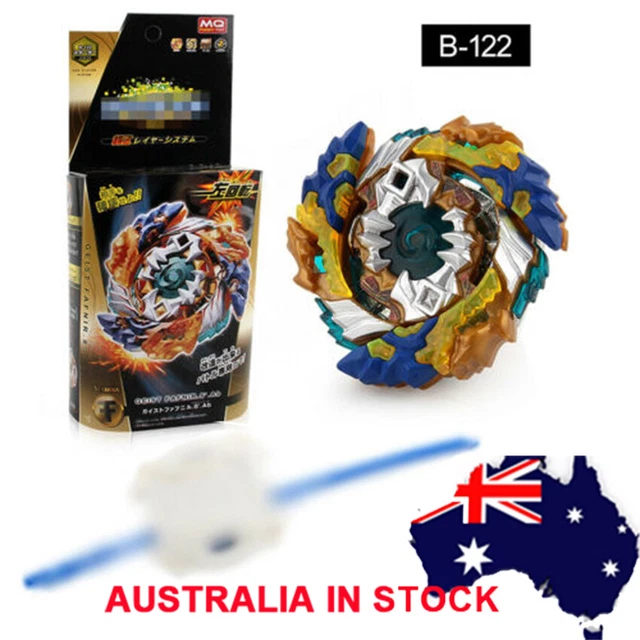 BURST B-122 STARTERBEYBLADE Geist Fafnir. 8`.Ab Figure W/ Launcher Boy ...
